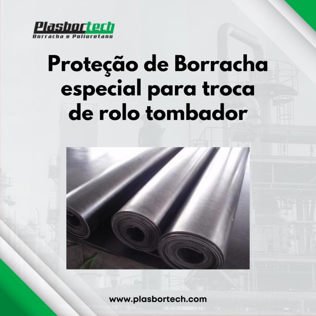 Revestimento de Rolo em Borracha e Poliuretano - Plasbortech